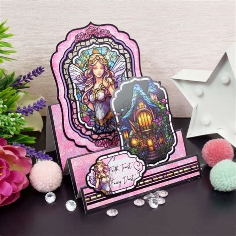 Deluxe Craft Pads Stained Glass Mystical Worlds Hunkydory Crafts