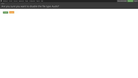 Disable File Types OSU Drupal 7 Web Technology Training Oregon State University