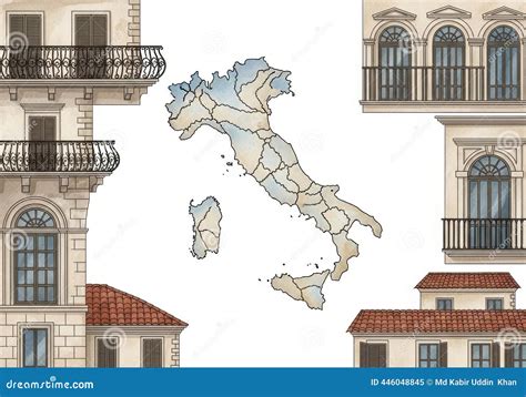Italian Boot The Italian Peninsula Political Map Of Mainland Italy