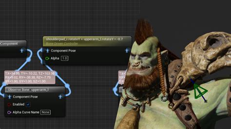Animation Blueprint Bone Driven Controller In Unreal Engine Unreal