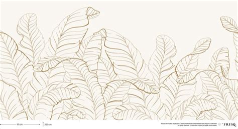 Фотообои в эко стиле «Креативилль Фотообои Эскизы интерьерных дизайнов Тропические обои