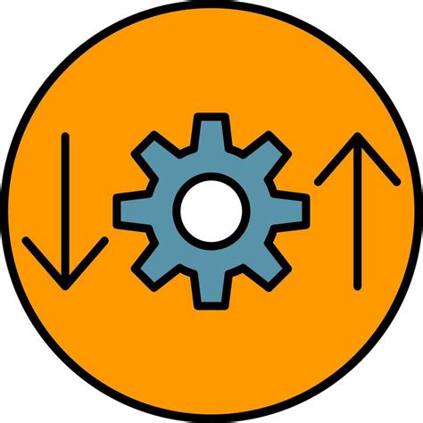 Process Line Filled Icon 36724218 Vector Art At Vecteezy