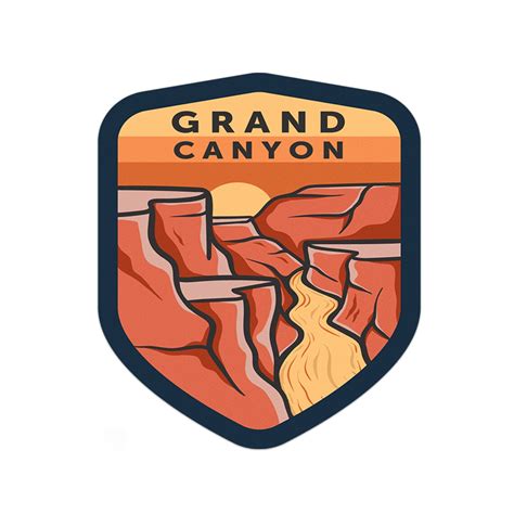Grand Canyon National Park Sticker Etsy