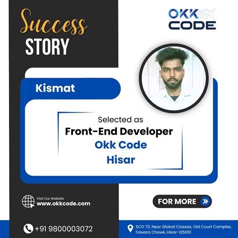Frontenddeveloper Successstory Codingjourney Webdesign Okk Code