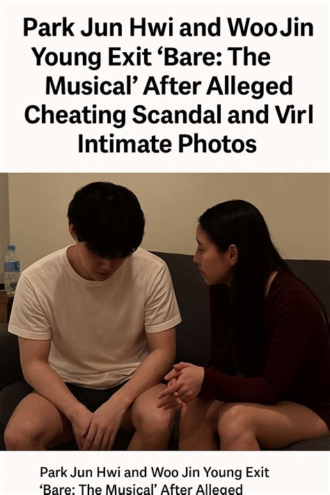 Park Jun Hwi Viral Intimate Photos Park Jun Hwi And Woo Jin Young Exit