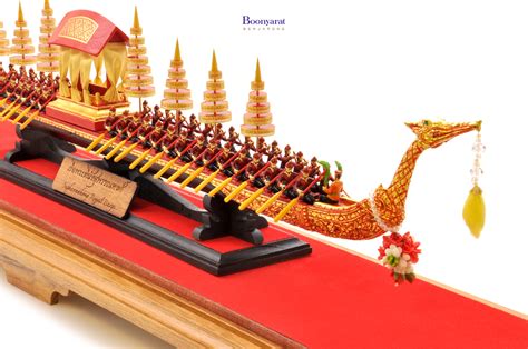 เรือพระที่นั่งจำลอง สุพรรณหงส์ ขนาดตัวเรือยาว 60 ซ ม ฿28 000 00 ของที่ระลึก ของชำร่วย
