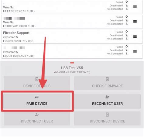 Manage Reassign Device To Another User Fitrockr