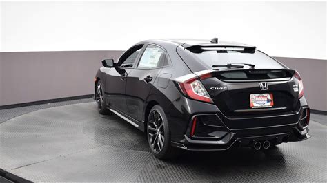 2020 Black Honda Civic 4d Hatchback 3731 Youtube