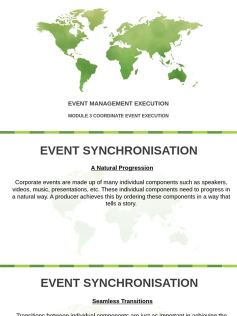 module 3 coordinate event execution pdf