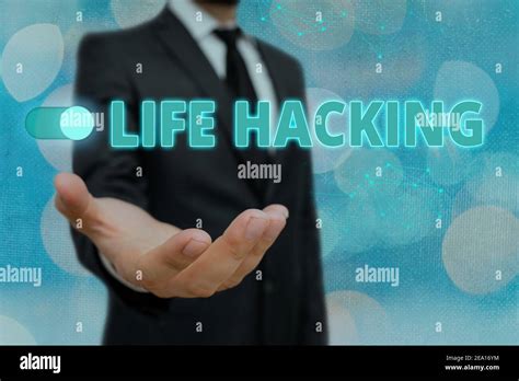 Conceptual Hand Writing Showing Life Hacking Concept Meaning Simple