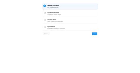 Animated Stepper Component Free Angular Css Component