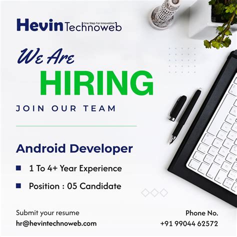 Hevin Technoweb On Linkedin Urgentlyhiring