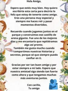 Cartas Para Niños De Amistad Ideas Creativas Y Ejemplos