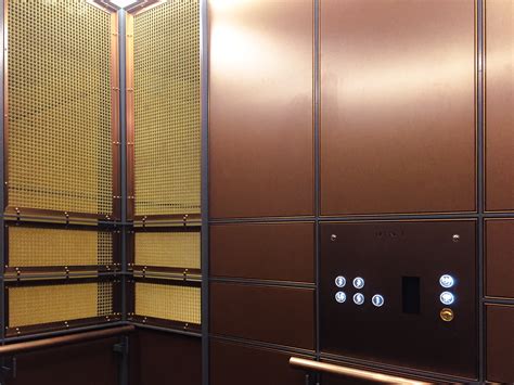 Brass Wire Mesh Elevators Queen Victoria Building Sydney Arrow Metal