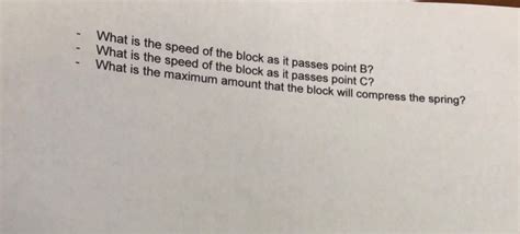 Solved A 10kg Block Is Released From A Height Of 2 0m At Chegg Com