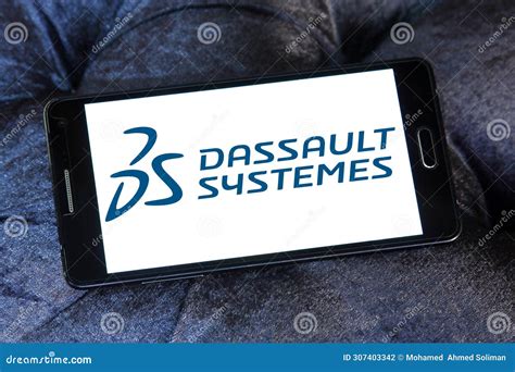 Dassault Systemes Software Company Logo Editorial Photography Image