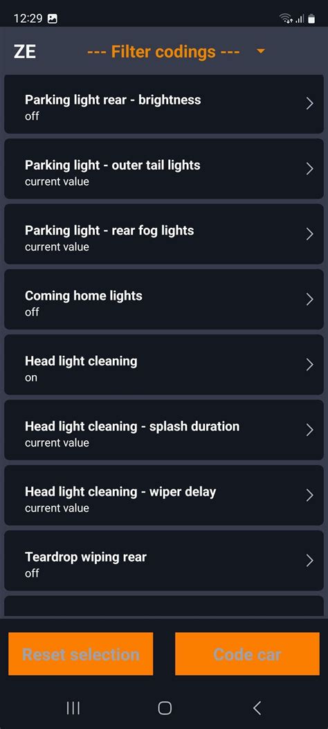 Some Coding Options For A Vw Touran Get Back Control Of Your Car R