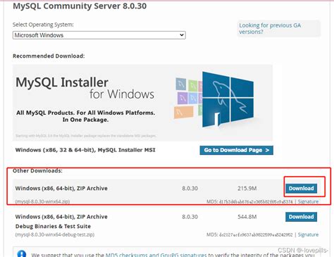 Windows环境下mysql8030的下载安装mysql8030下载 Csdn博客
