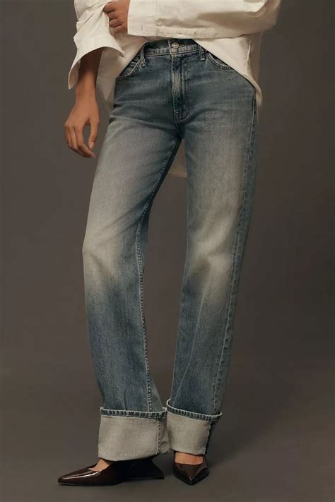 Mother The Duster Skimp Cuff Jeans Anthropologie Cult Following