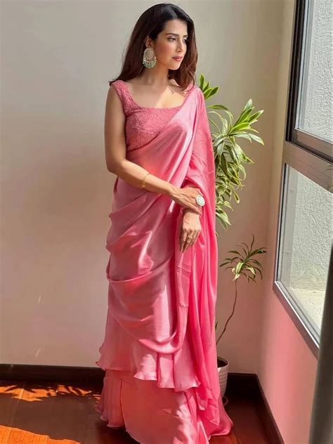 Silk Pink Designer Lehenga Saree Party Wear At Rs 1290 In Surat Id