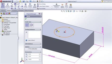 How To Use Solidworks Extrude Cut Feature Tutorial For Beginners