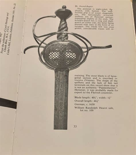 Proantic Rapier With Golden Guard Circa 1630