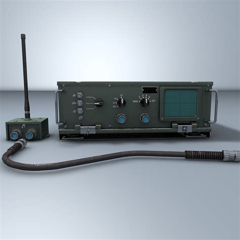 Military Radio Transceiver 3d Model Turbosquid 1255996