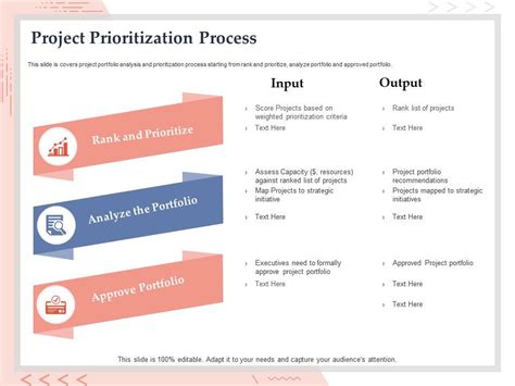 Project Prioritization Process Portfolio Ppt Powerpoint Presentation Design Ideas Presentation