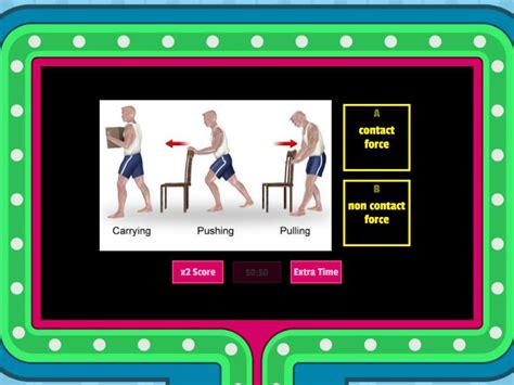 Contact Or Non Contact Force Gameshow Quiz