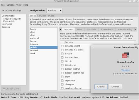 About Firewalld Applet GUI Terminal CentOS Open Port In Firewall Dwaves De