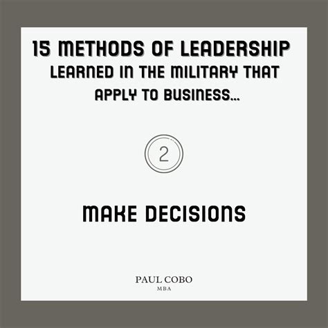 Leadership Military Militaryleadership Businessleadership Paul