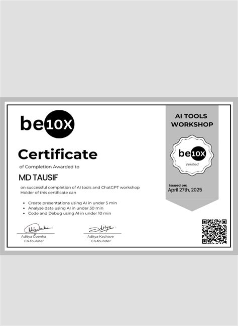 Be10x Artificialintelligence Futureready Aiworkshop