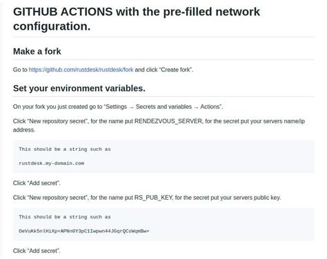 Build Process For Rustdesk Client With Network Configuration Freelancer
