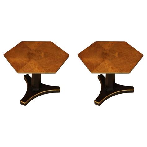 Pair Of Asian Cypress Side Tables For Sale At 1stdibs