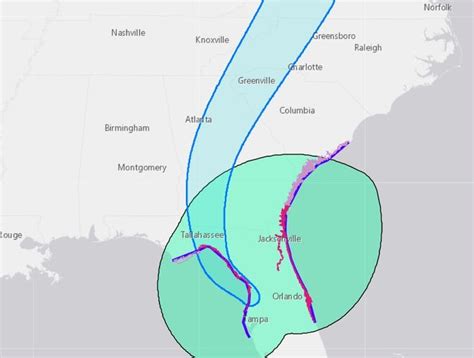 Tropical Depression Nicole Georgia Impact Forecast Path And Timeline