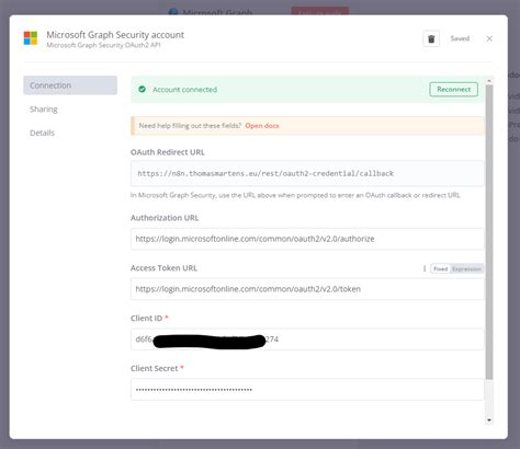 Microsoft Graph Security Oauth2 Api Questions N8n Community