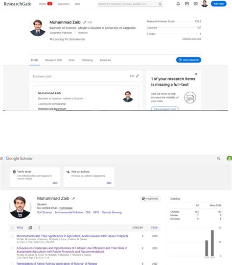 Muhammad Zaib On Linkedin I Am Muhammad Zaib An Esteemed Researcher With A Researchgate Account…