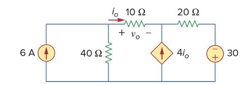 Solved Solve For Io And Vo Using Source Transformation More Chegg