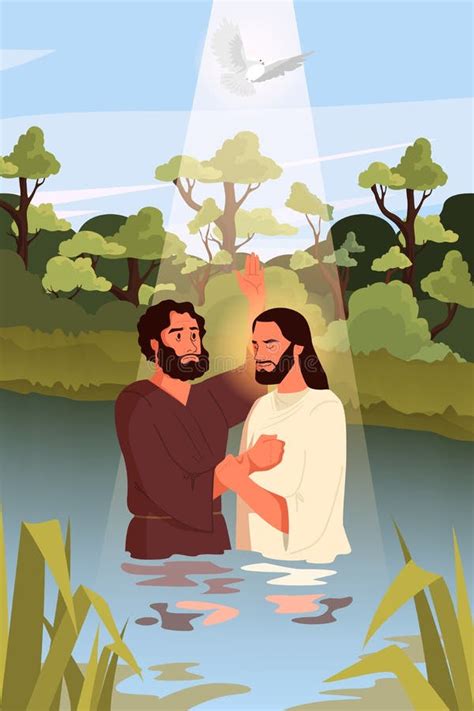The Baptism Of Jesus Clipart
