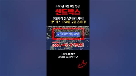 주체세력 상승핸들링 시작 샌드박스 1050원 구간 옵니다 샌드박스 샌드박스코인 샌드박스전망 샌드박스목표가 샌드박스호재 급등코인 급등코인추천 Youtube