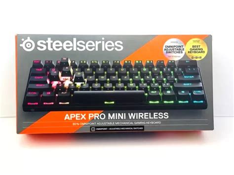 STEELSERIES APEX PRO Mini Wireless Mechanical Gaming Keyboard RGB Back Lighting 157 71