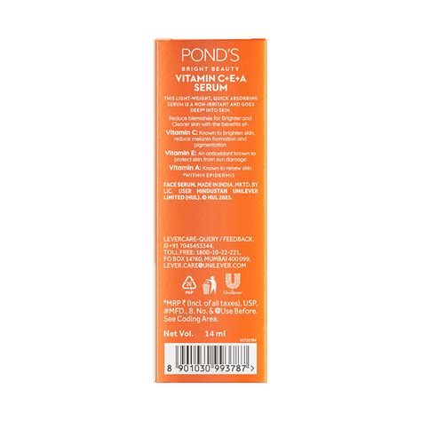 Buy Ponds Bright Beauty 12 Vit Cea Serum Ponds India