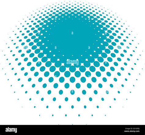 Colorful Halftone Vector Pattern Texture In 3d Perspective Circles Dots Screentone