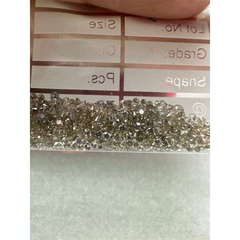 เพชรแท้สีttlbน้ำตาลอ่อนๆความสะอาดsi Iเล่นไฟดี Shopee Thailand