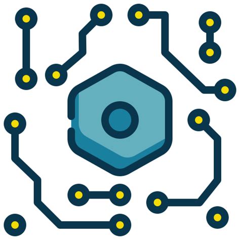 Process Circuit Ai Artificial Intelligence Technology Icon