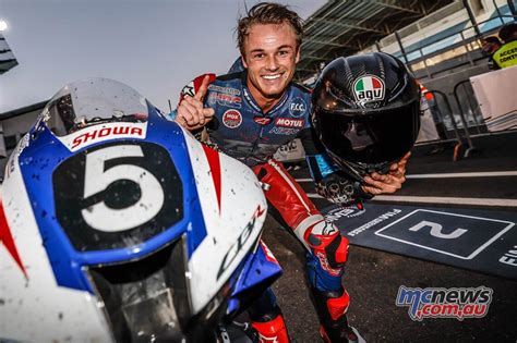 Josh Hook Joins Penrite Honda Racing For Asbk Final Mcnews