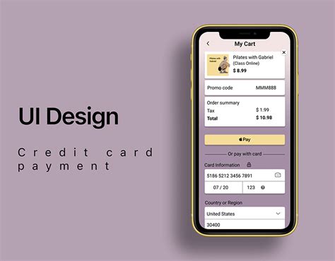 UI Design Credit Card Payment Behance