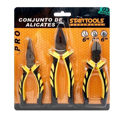 518739 Alicate Startools Pro Kit C3pÇs Bico 6universal 8corte 6 Ar0403