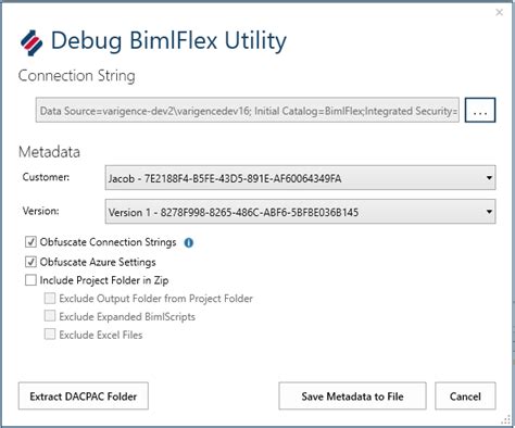 Extracting Metadata To Provide To Support Varigence Documentation
