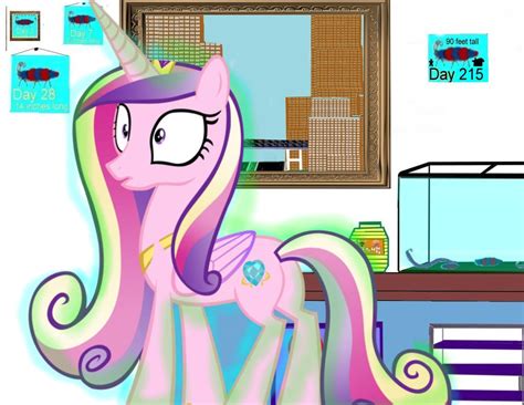 Princess Cadence Starts Growing By Oceanrailroader On Deviantart